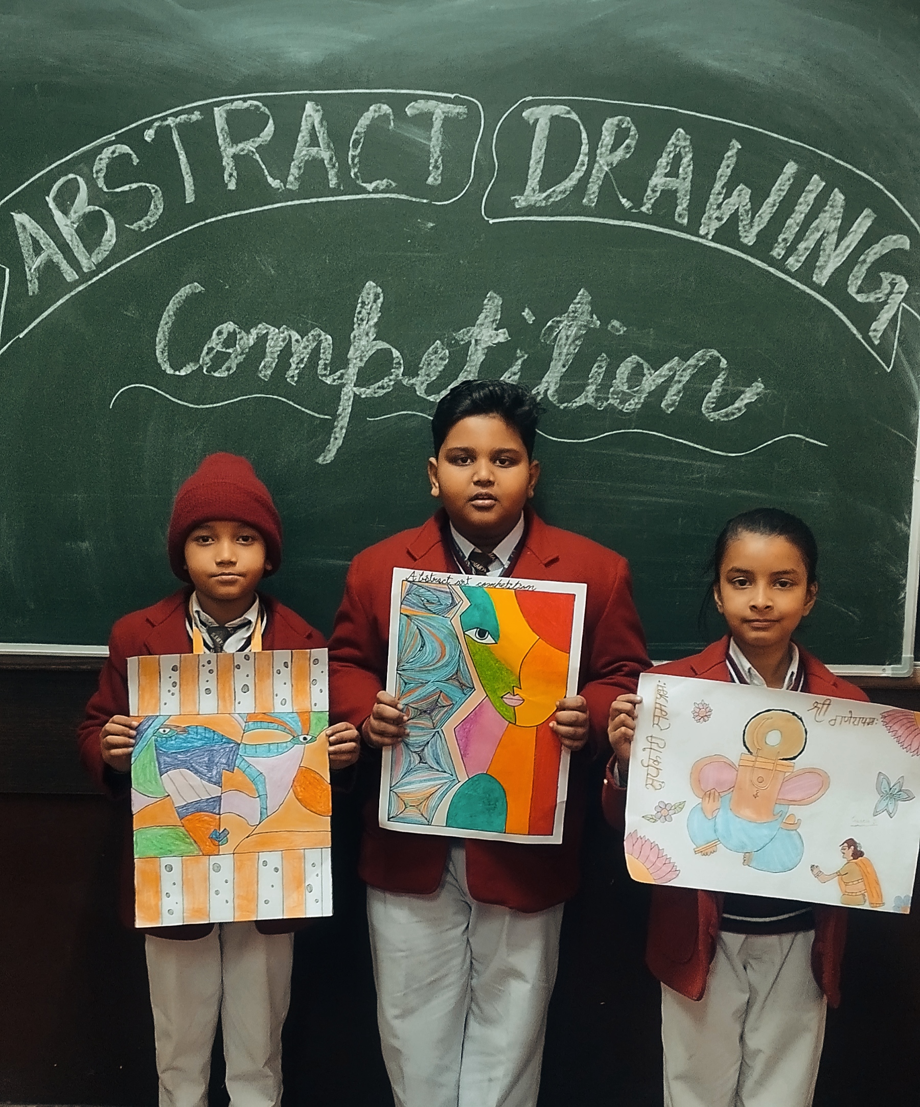 Class 4 Abstract Drawing Competition :: St. Mary's Public School