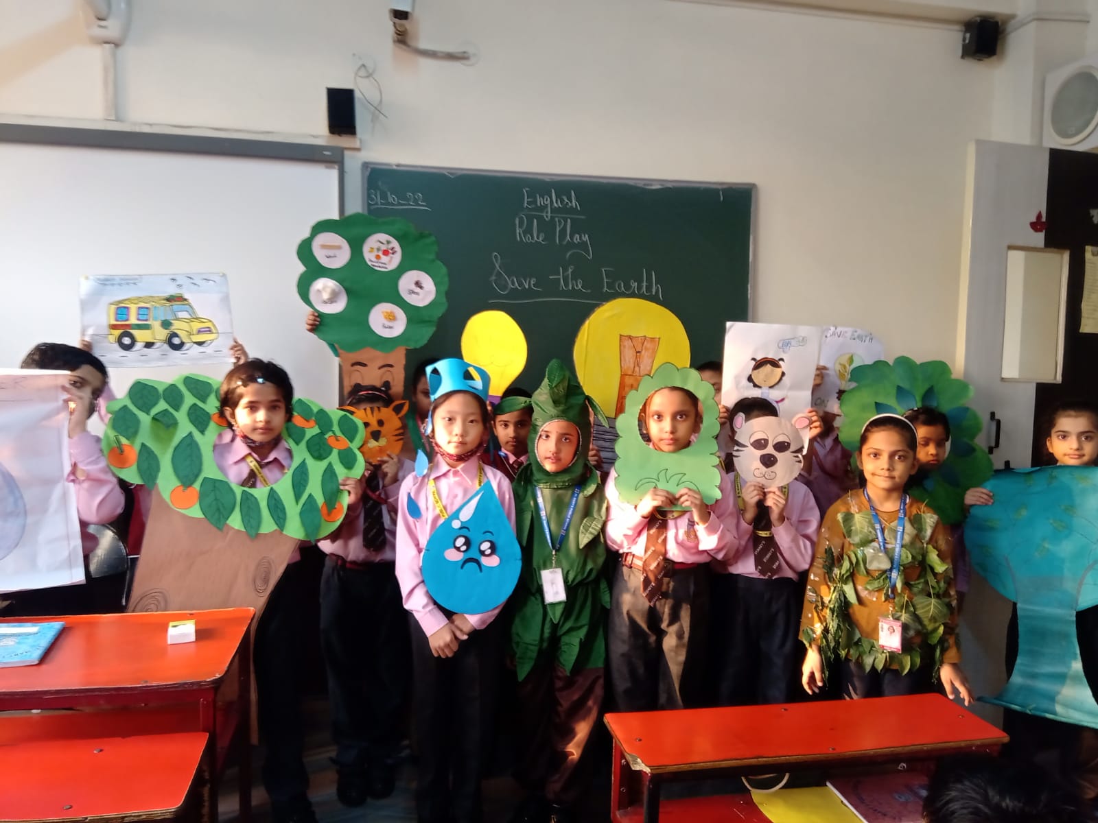 Role Play: Save Earth by Class 3 :: St. Mary's Public School