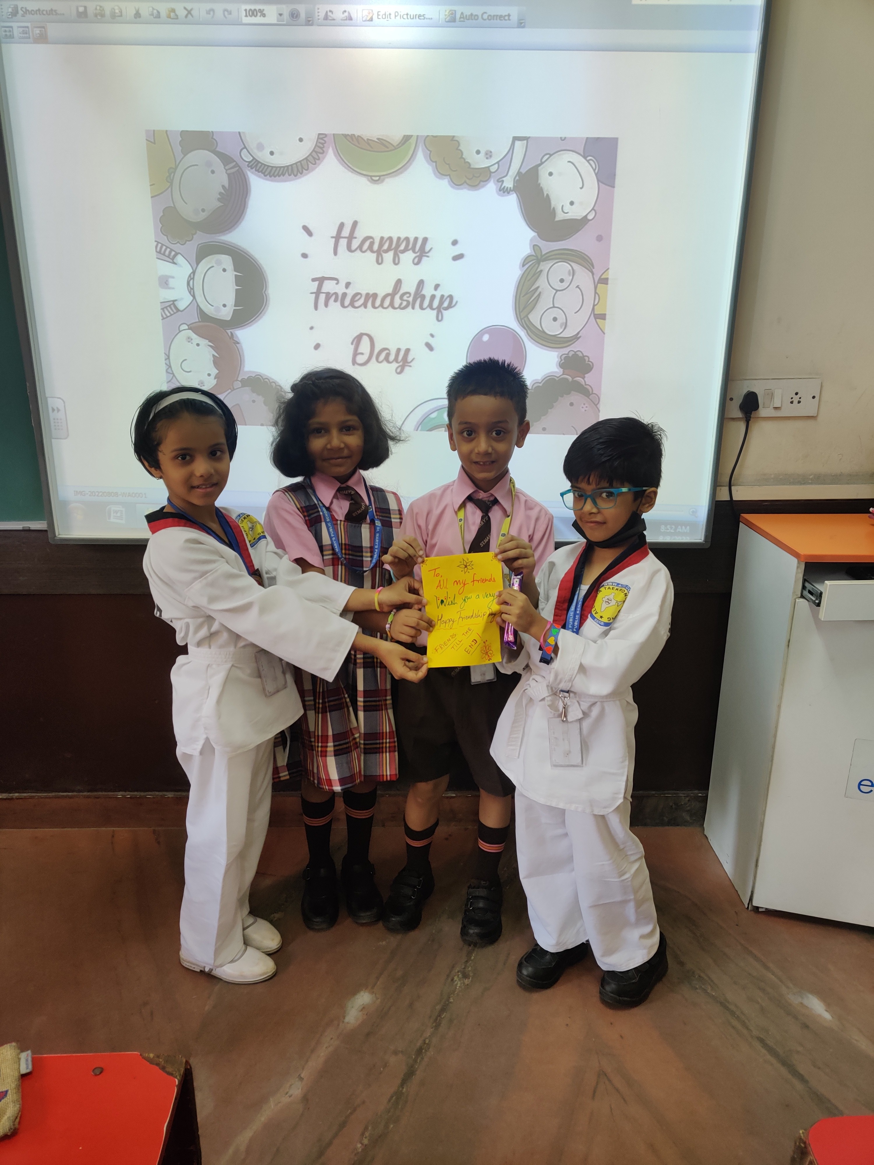 Friendship Day Celebration by Class 2 :: St. Mary's Public School